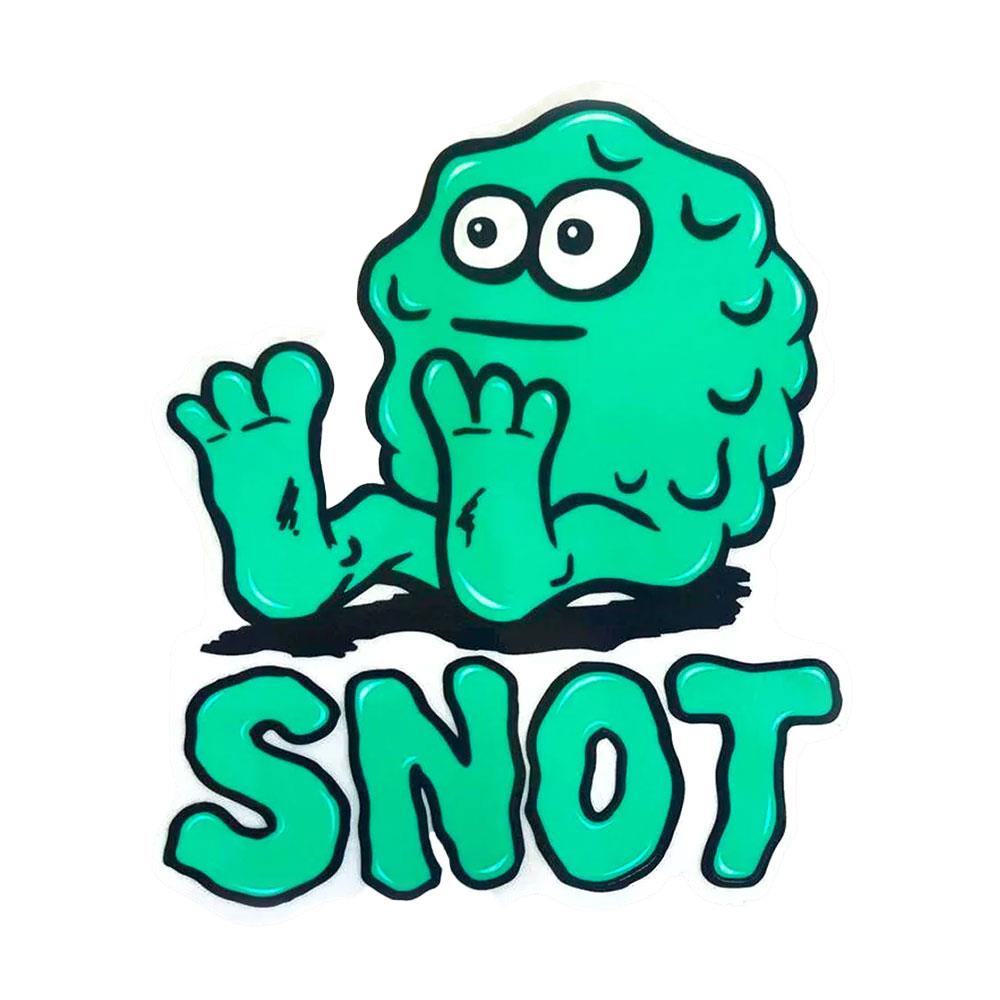 Snot Booger Logo Sticker - Large | Source Skate Co