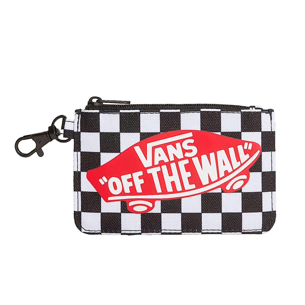 Vans Off The Wall Zip Wallet - Checkerboard Black | Source Skate Co