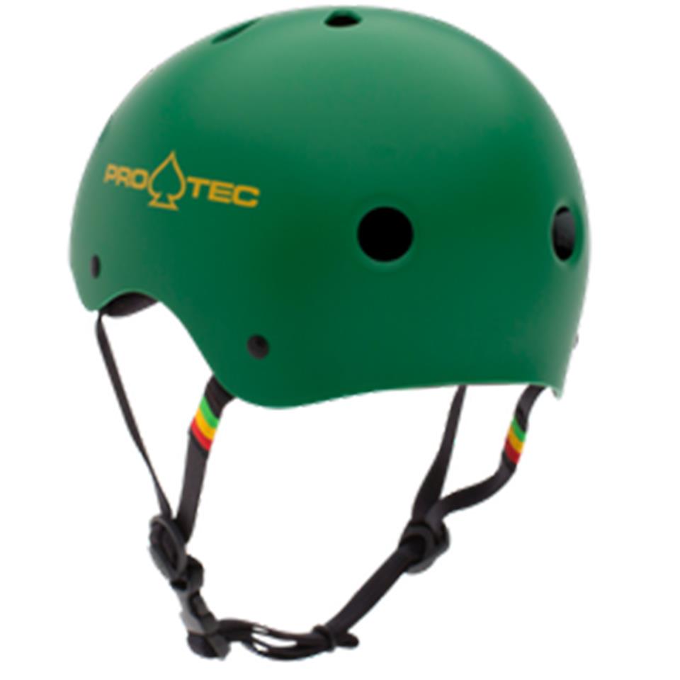 Pro-Tec Classic Helmet - Matte Rasta Green | Source Skate Co